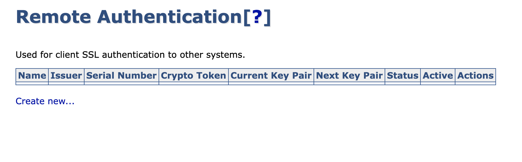 Setting up a Remote Authenticator