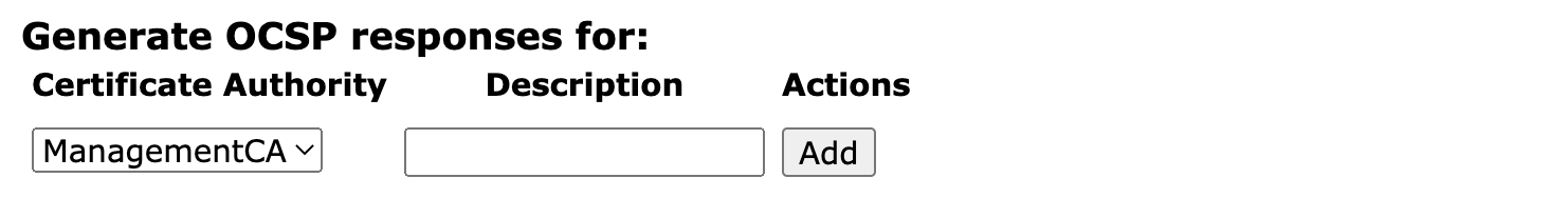 OCSP Responders