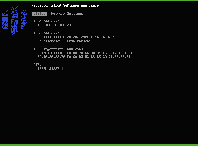 Operations in the Terminal UI