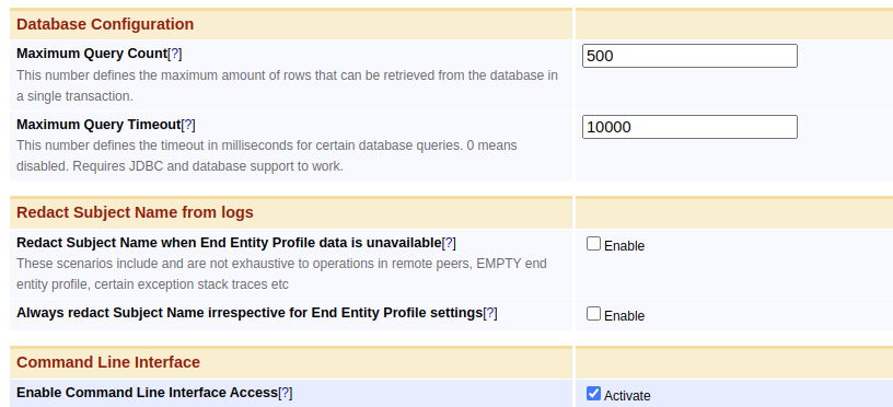 Subject Name Log Redaction