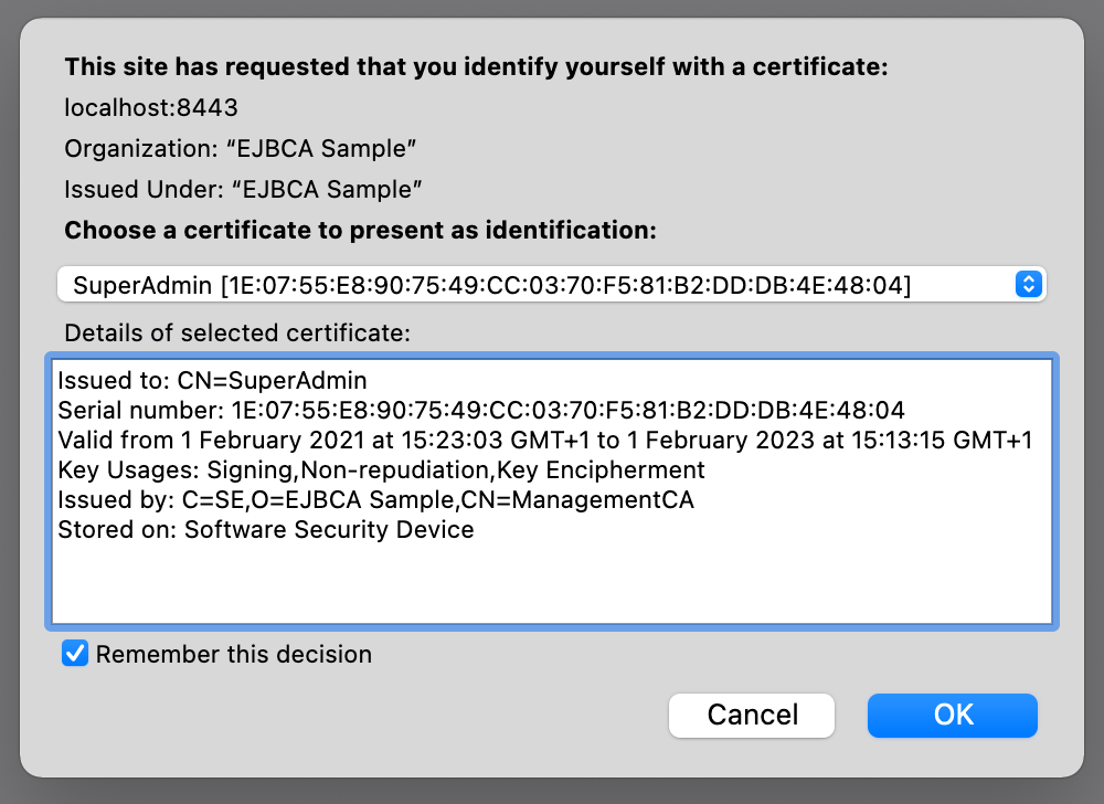 Authentication Methods