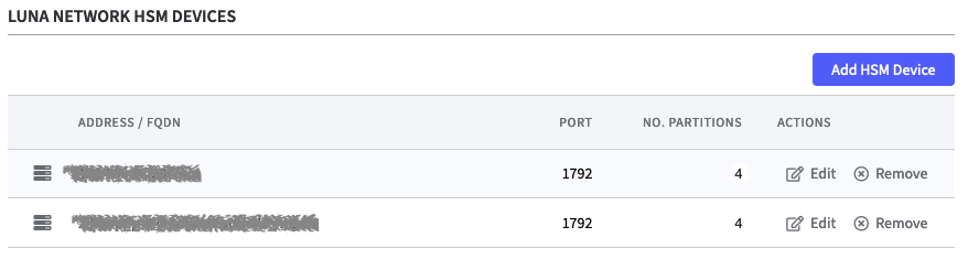 Security: Configuring a Luna HSM