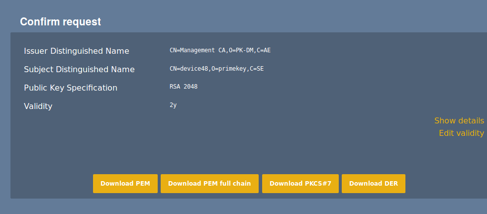 Using EJBCA as a Certificate Management System (CMS)