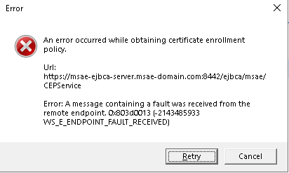 Microsoft Auto-enrollment Troubleshooting